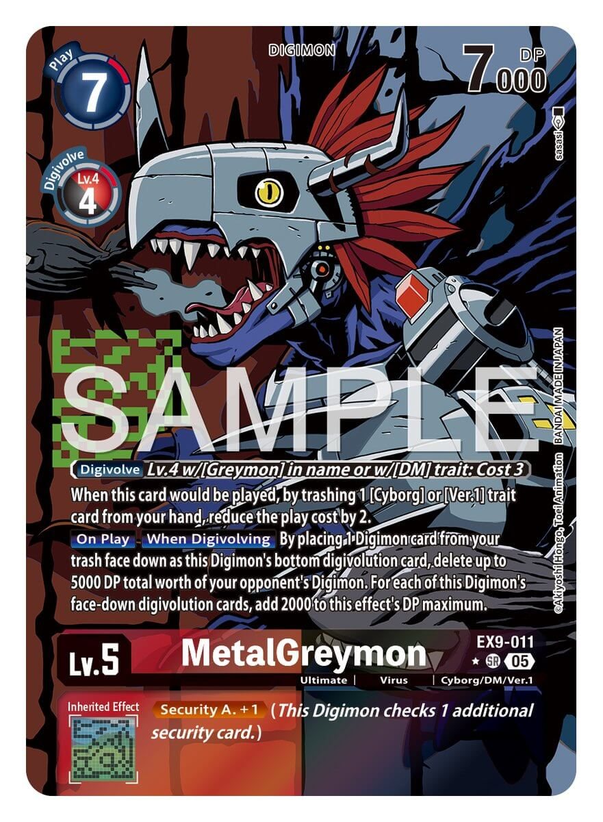 MetalGreymon [EX9-011] Alternate Art – Vault of the Cards