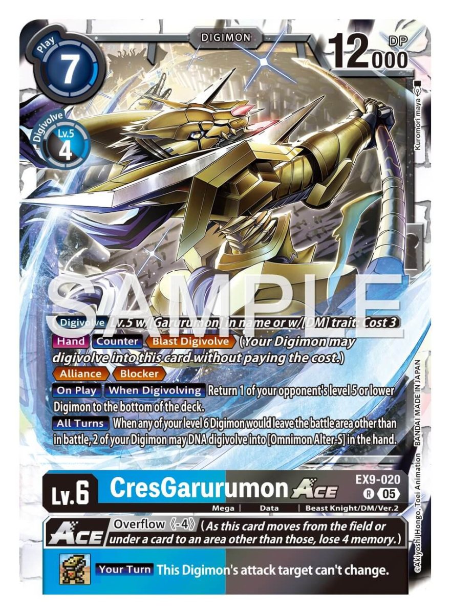 CresGarurumon Ace [EX9-20] – Vault of the Cards