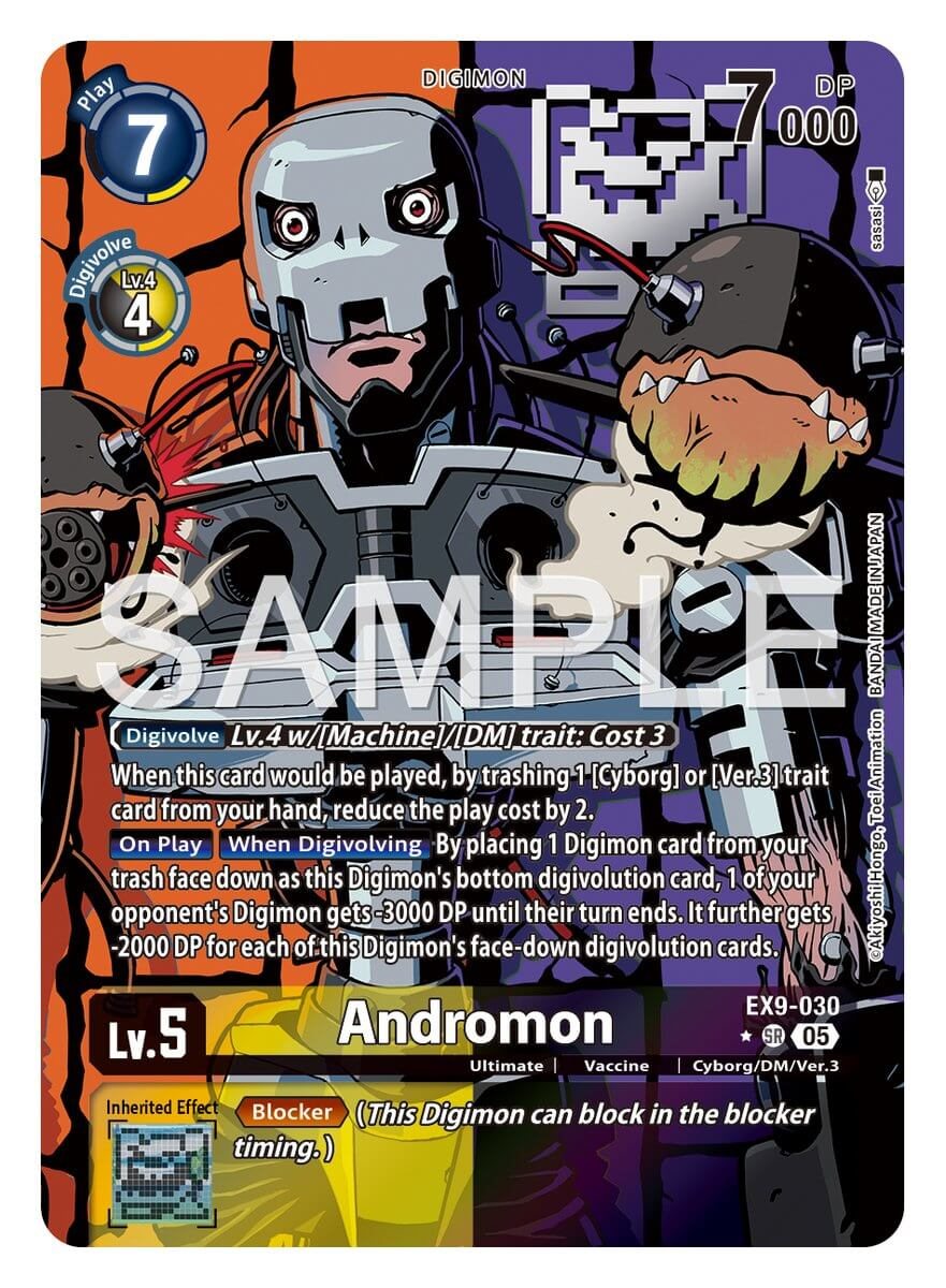 Andromon [EX9-030] Alternate Art – Vault of the Cards