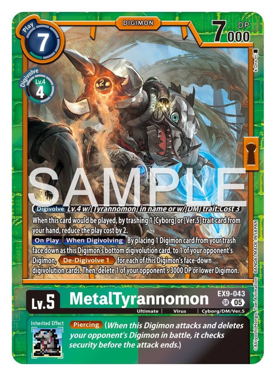 MetalTyrannomon [EX9-043] – Vault of the Cards