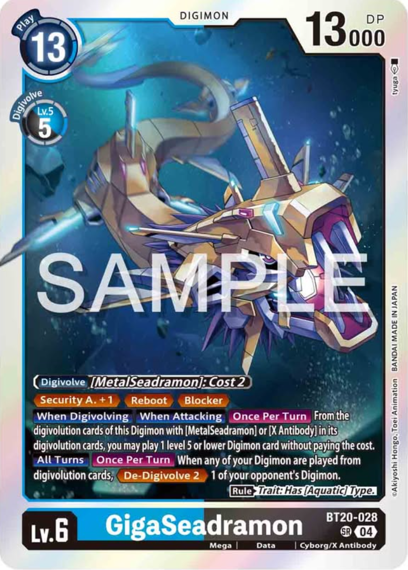 GigaSeadramon [BT20-028] – Vault of the Cards