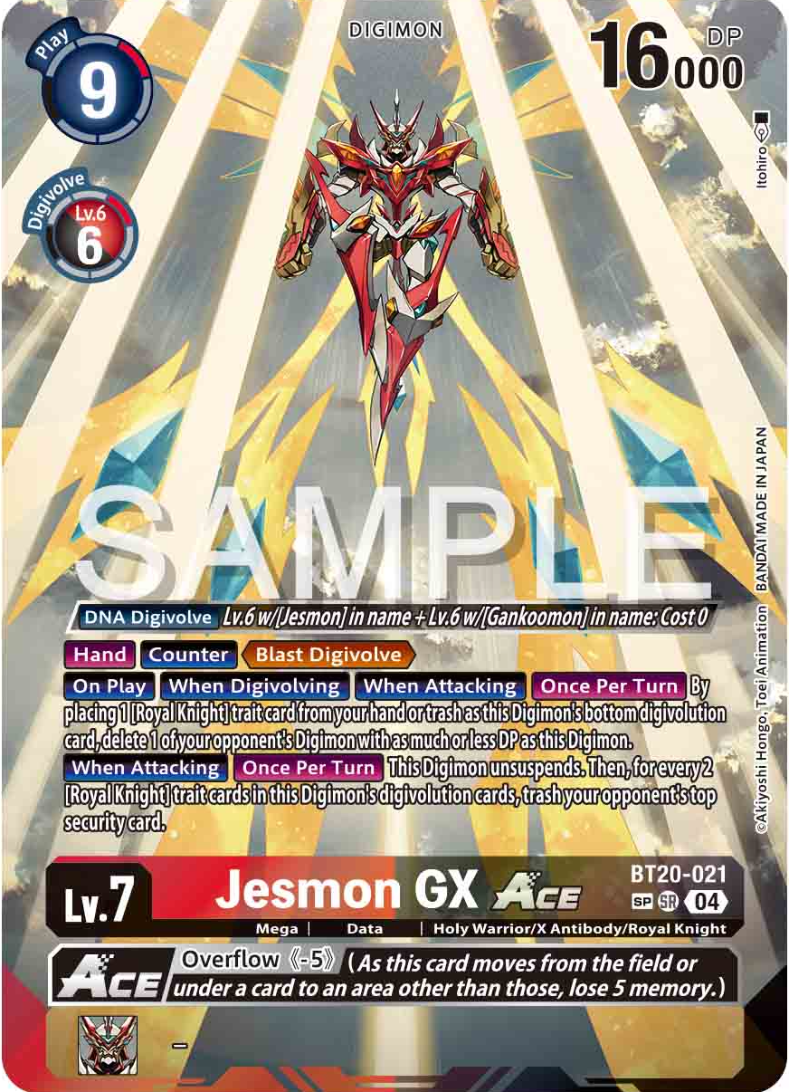 Jesmon GX Ace [Bt20-021] SP Alternate Art – Vault of the Cards