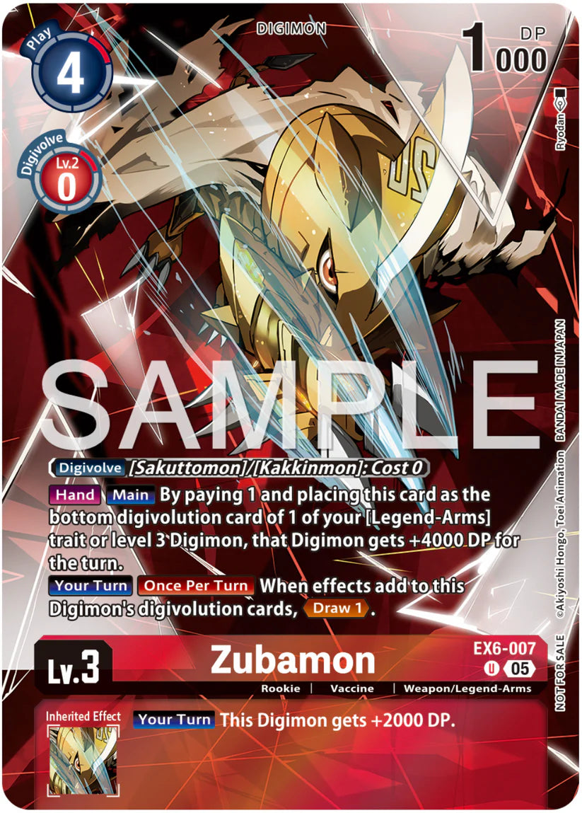Zubamon [EX6-007] – Vault of the Cards