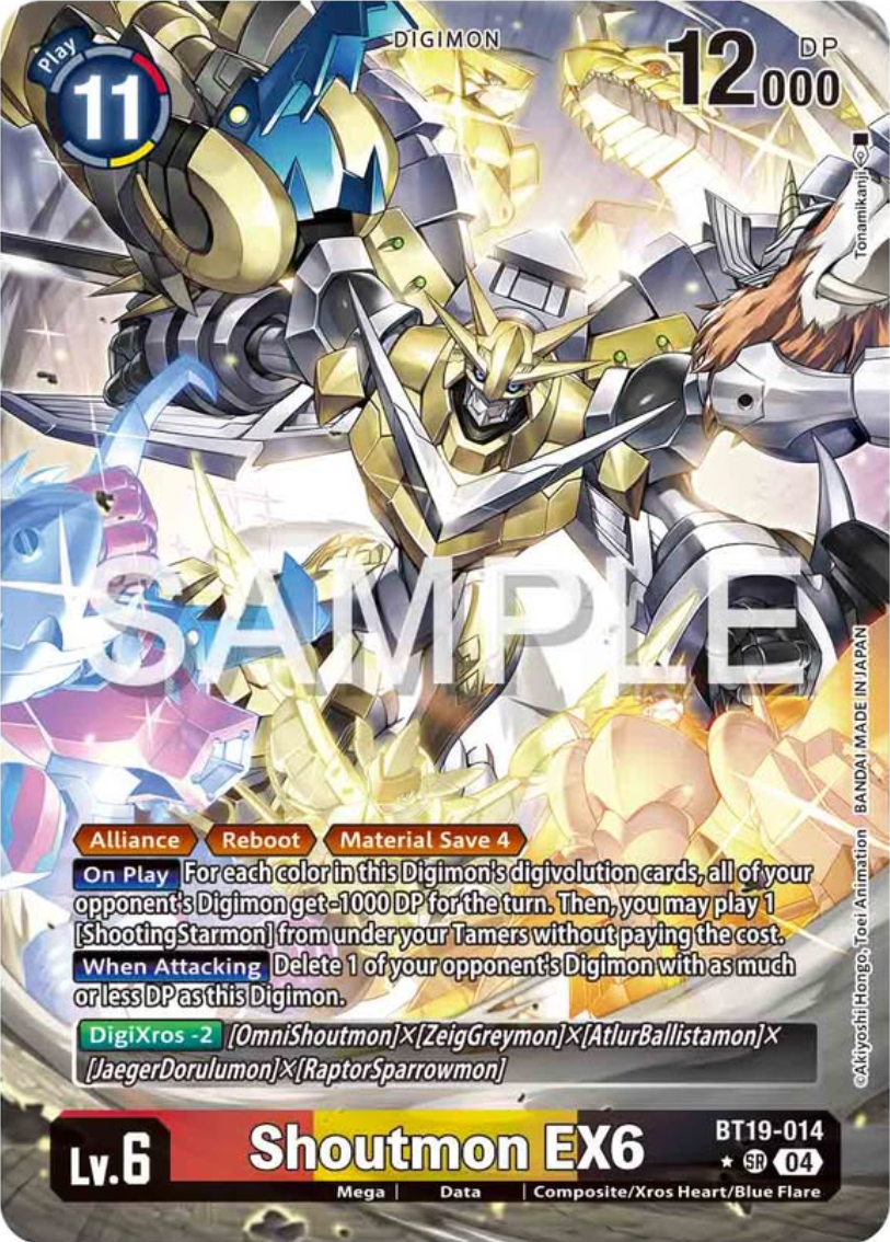 Shoutmon EX6 [Bt19-014] Alternate Art – Vault of the Cards