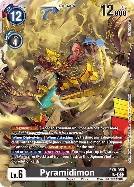 Pyramidimon [EX8-055] - Super Rare – Vault of the Cards