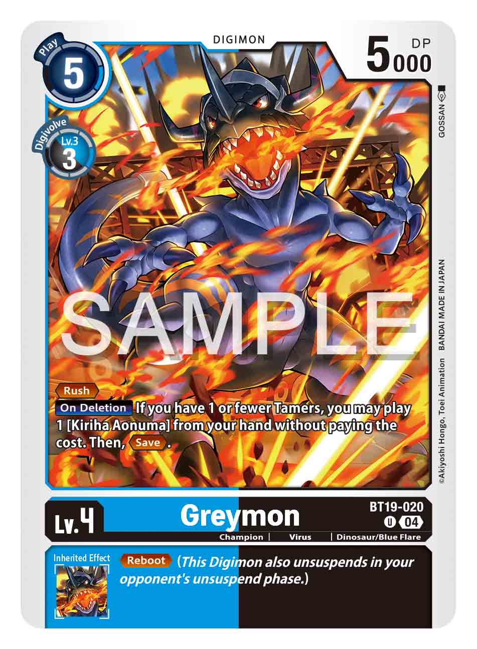 Greymon [Bt19-020] – Vault of the Cards