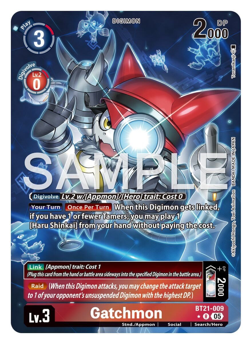 Gatchmon [BT21-009] Alternate Art – Vault of the Cards