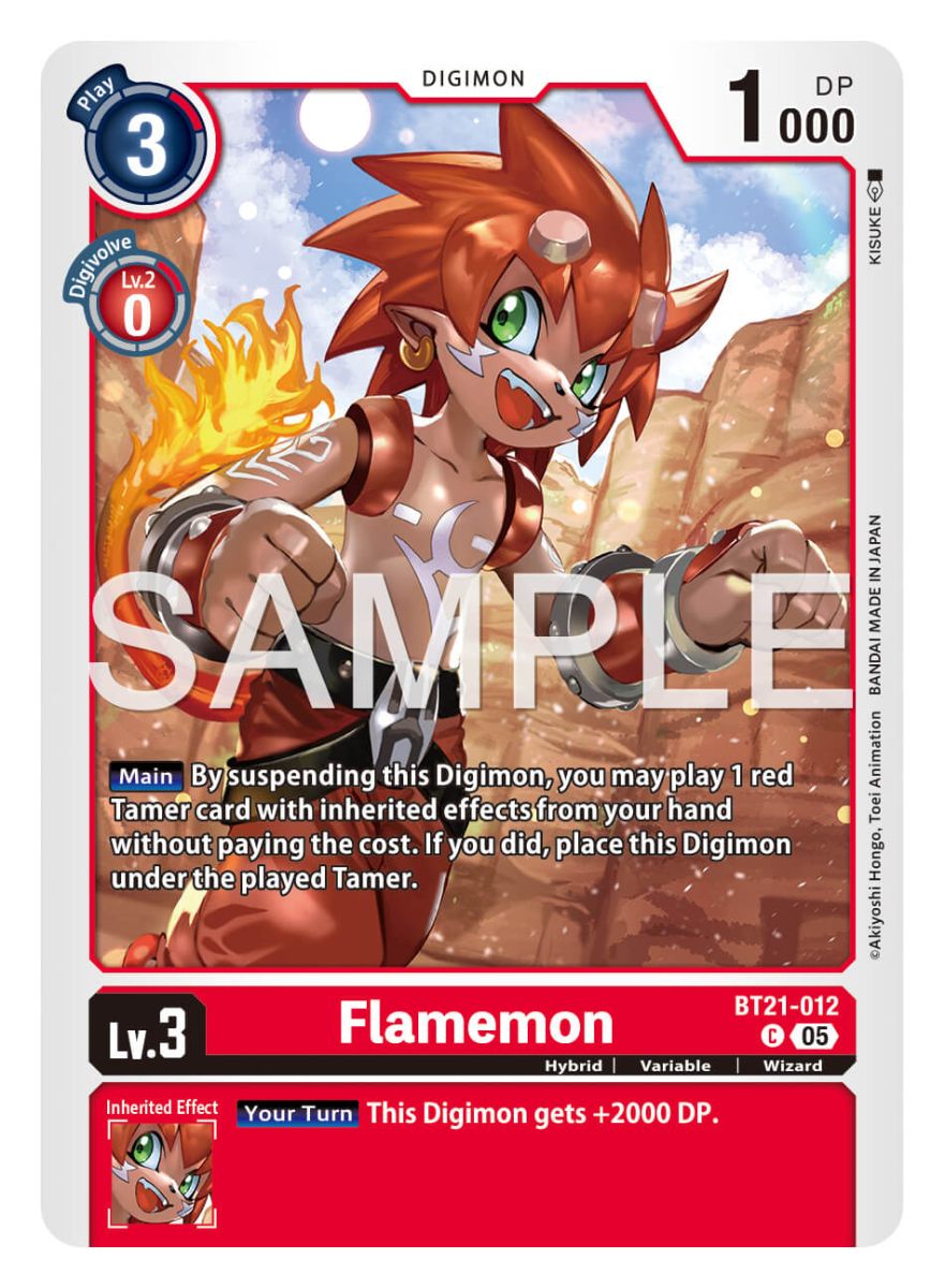 Flamemon [BT21-012] – Vault of the Cards
