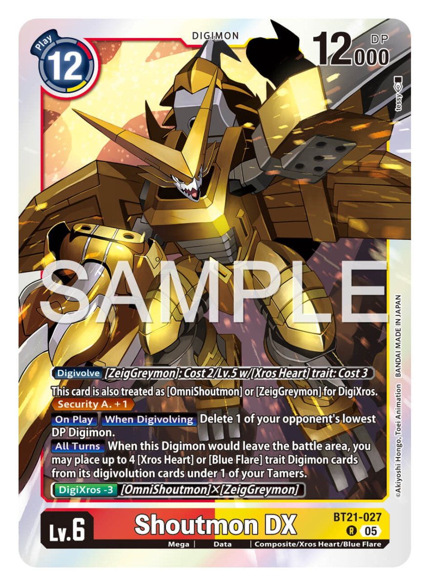 Shoutmon DX [BT21-027] – Vault of the Cards