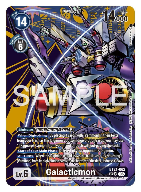 Galacticmon [BT21-062] Alternate Art SP – Vault of the Cards