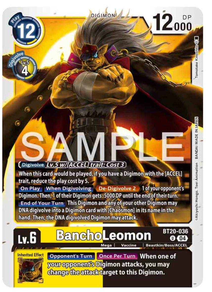 BanchoLeomon [Bt20-036] – Vault of the Cards