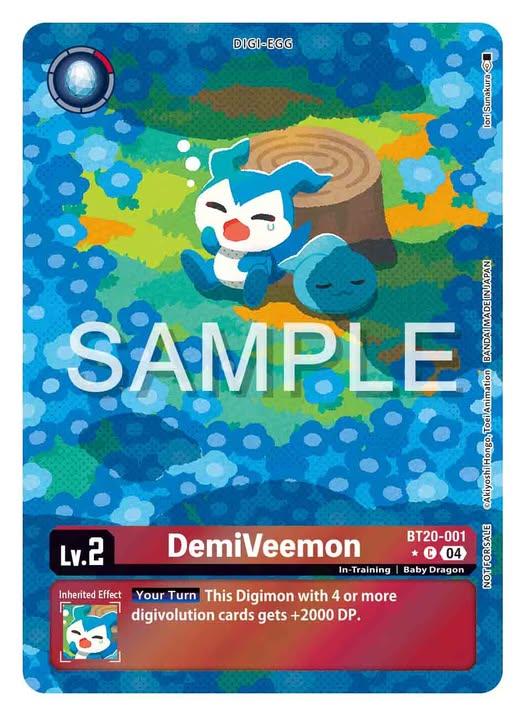 DemiVeemon (BT20-001) Box Topper – Vault of the Cards