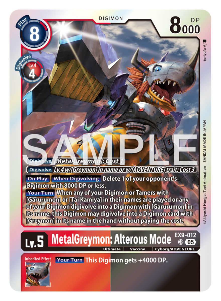 MetalGreymon Alterous Mode [EX9-012] – Vault of the Cards