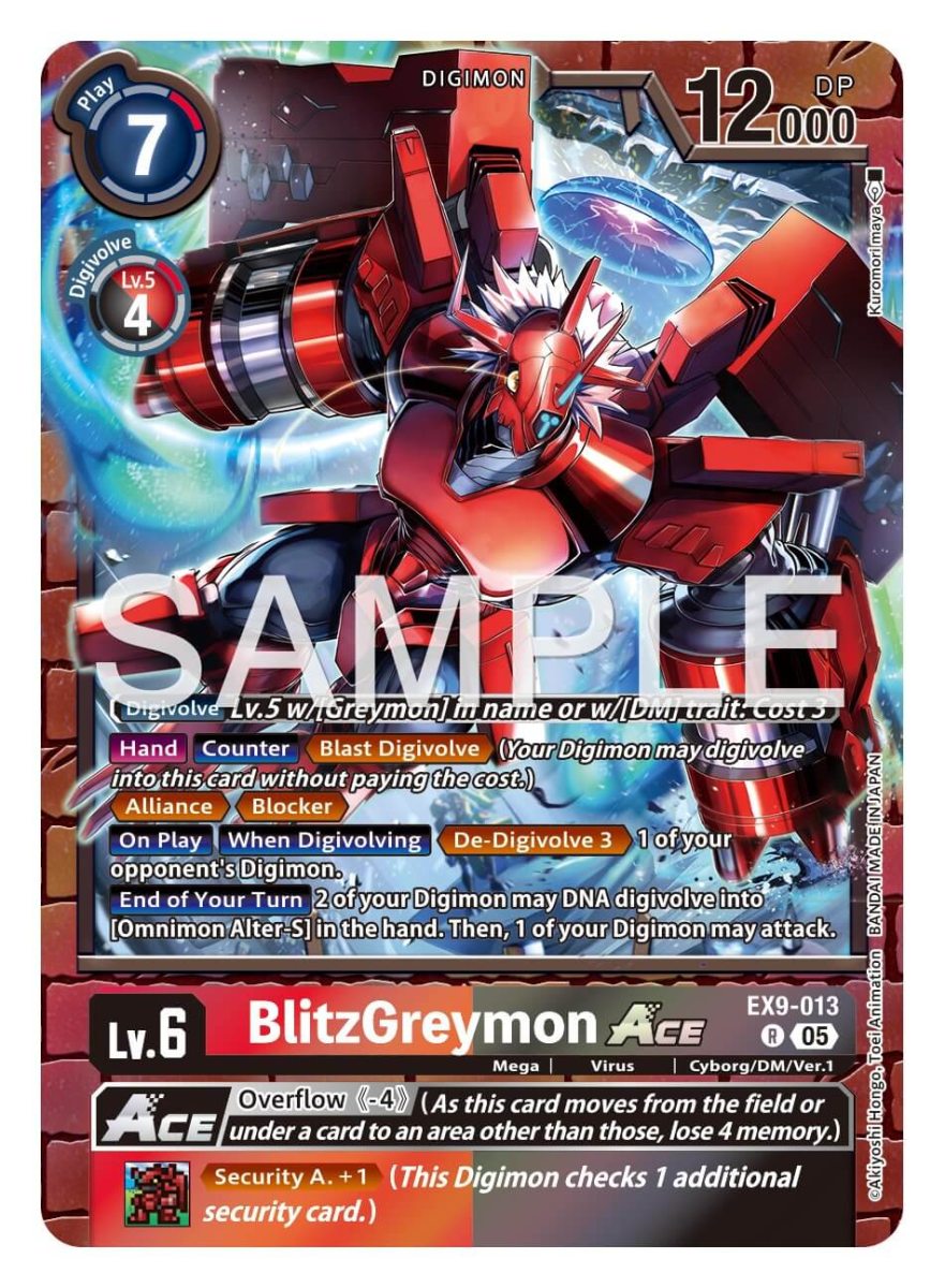BlitzGreymon Ace [EX9-013] – Vault of the Cards