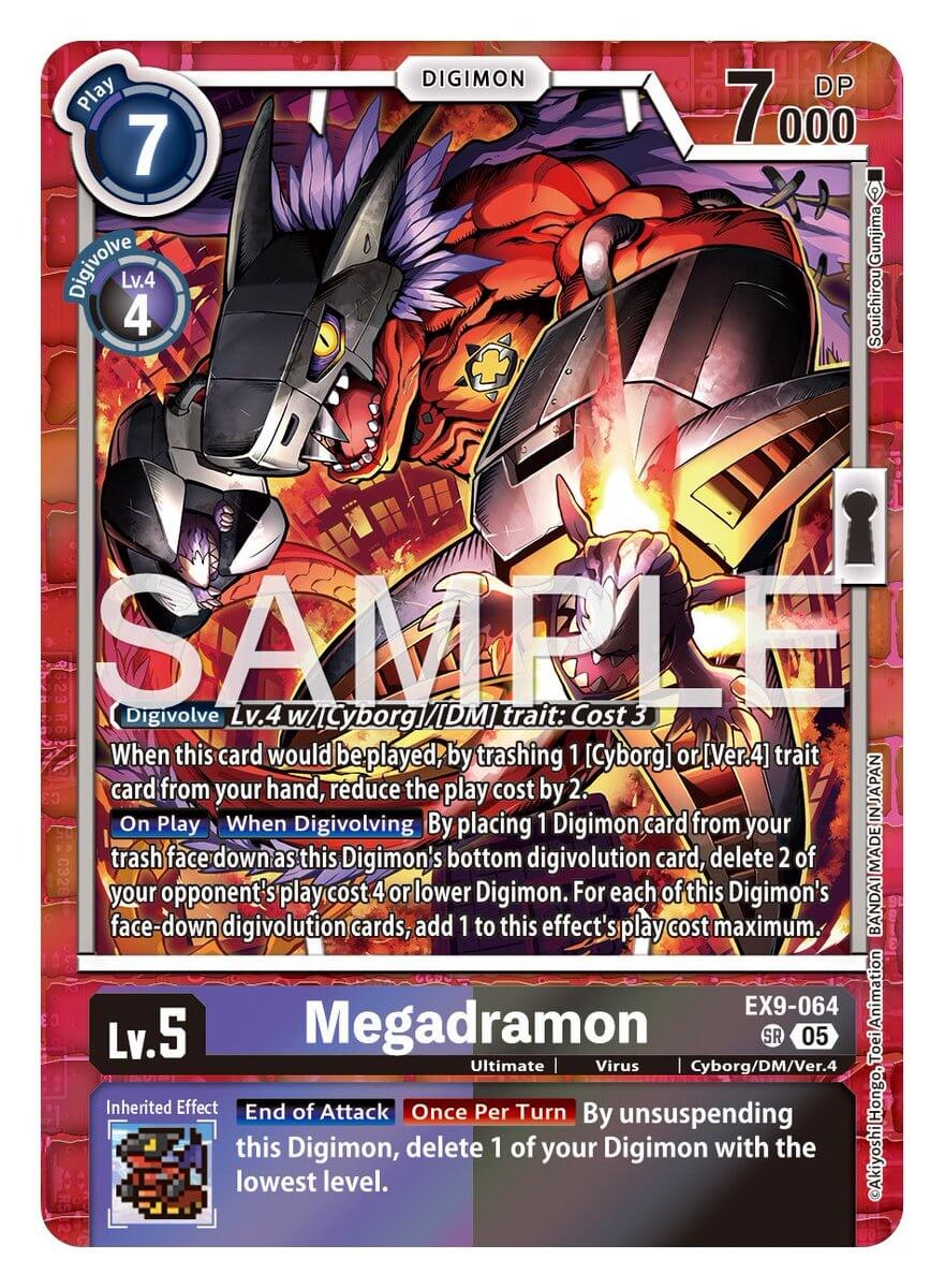Megadramon [EX9-064] – Vault of the Cards
