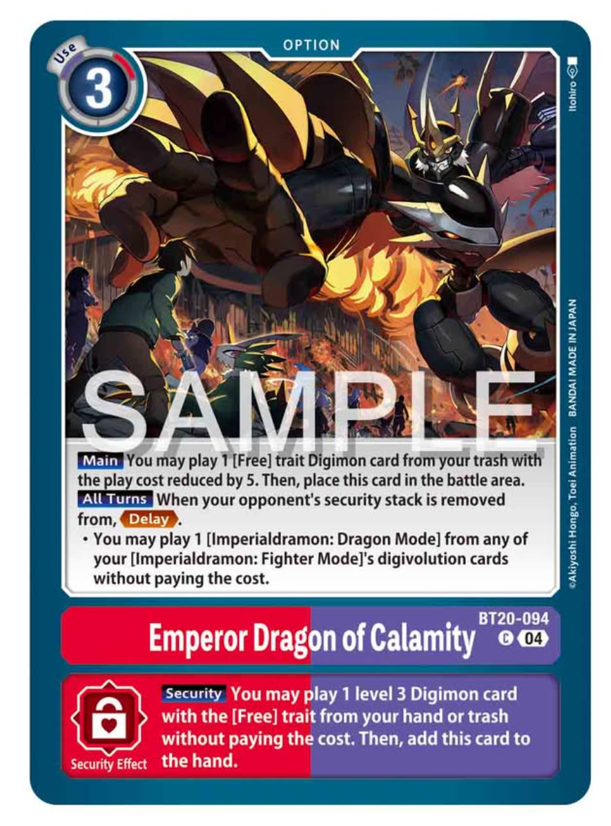 Emperor Dragon of Calamity [Bt20-094] – Vault of the Cards