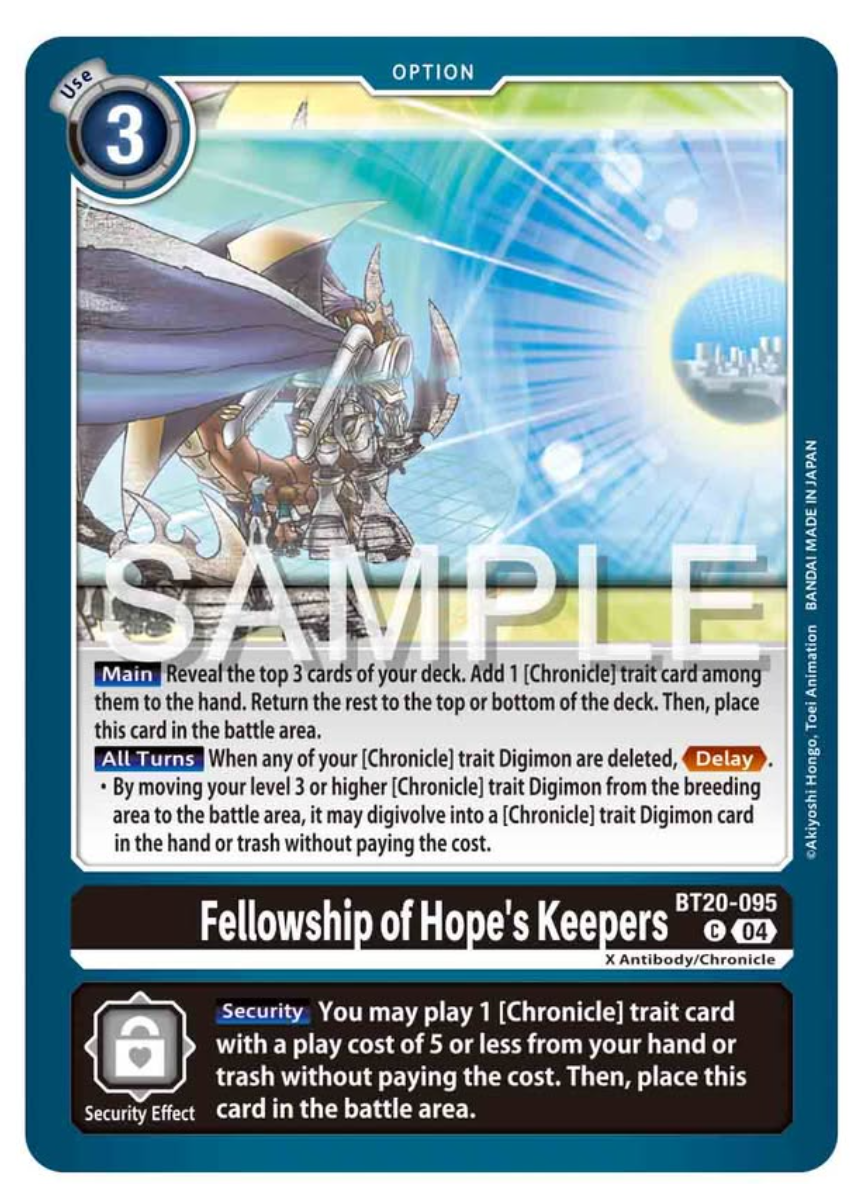 Fellowship of Hope's Keepers [Bt20-095] – Vault of the Cards