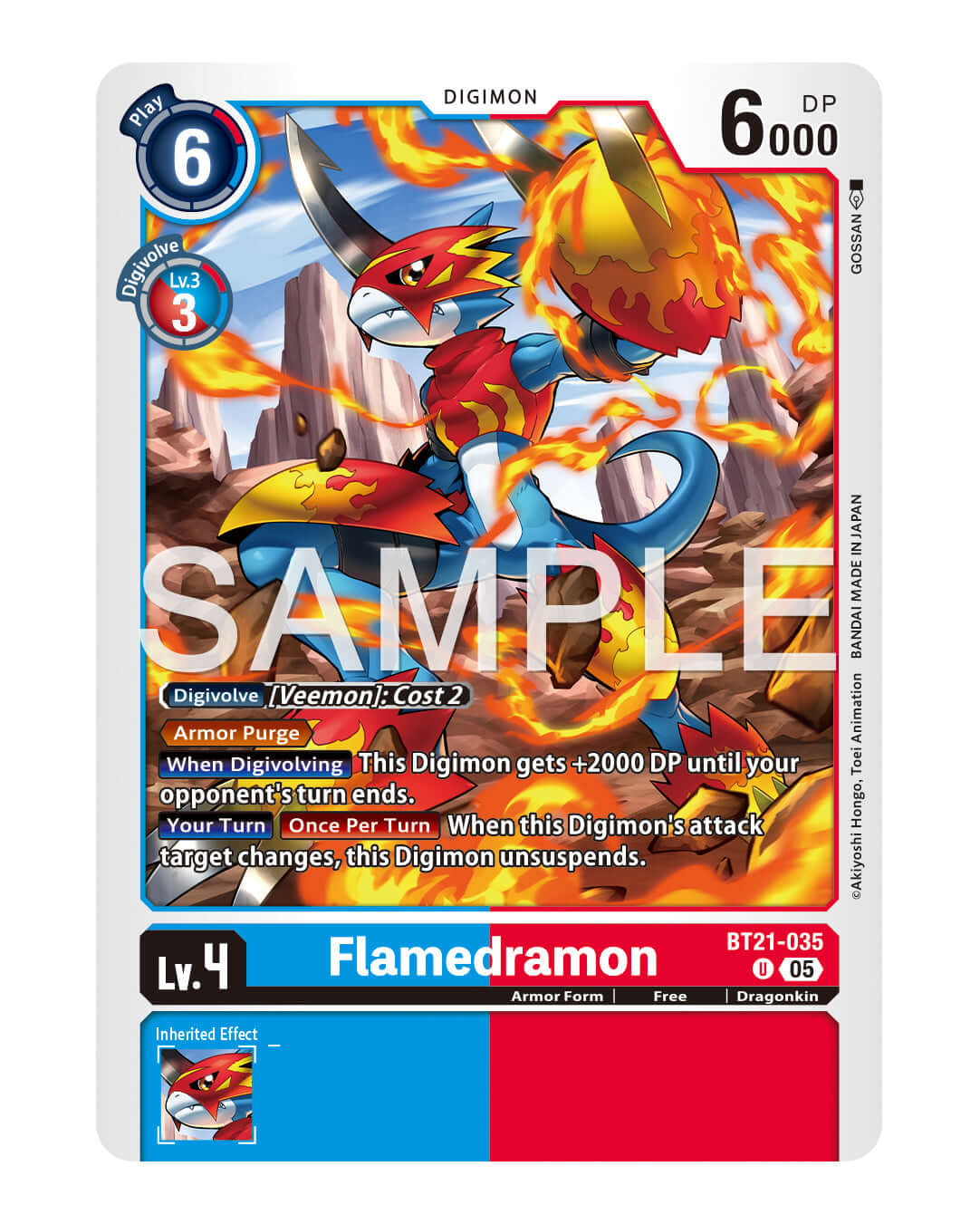 Flamedramon [BT21-035] – Vault of the Cards