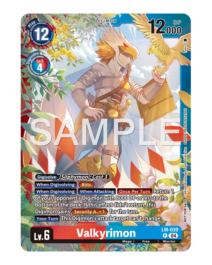 Valkyrimon [LM-039] - Box Topper – Vault of the Cards