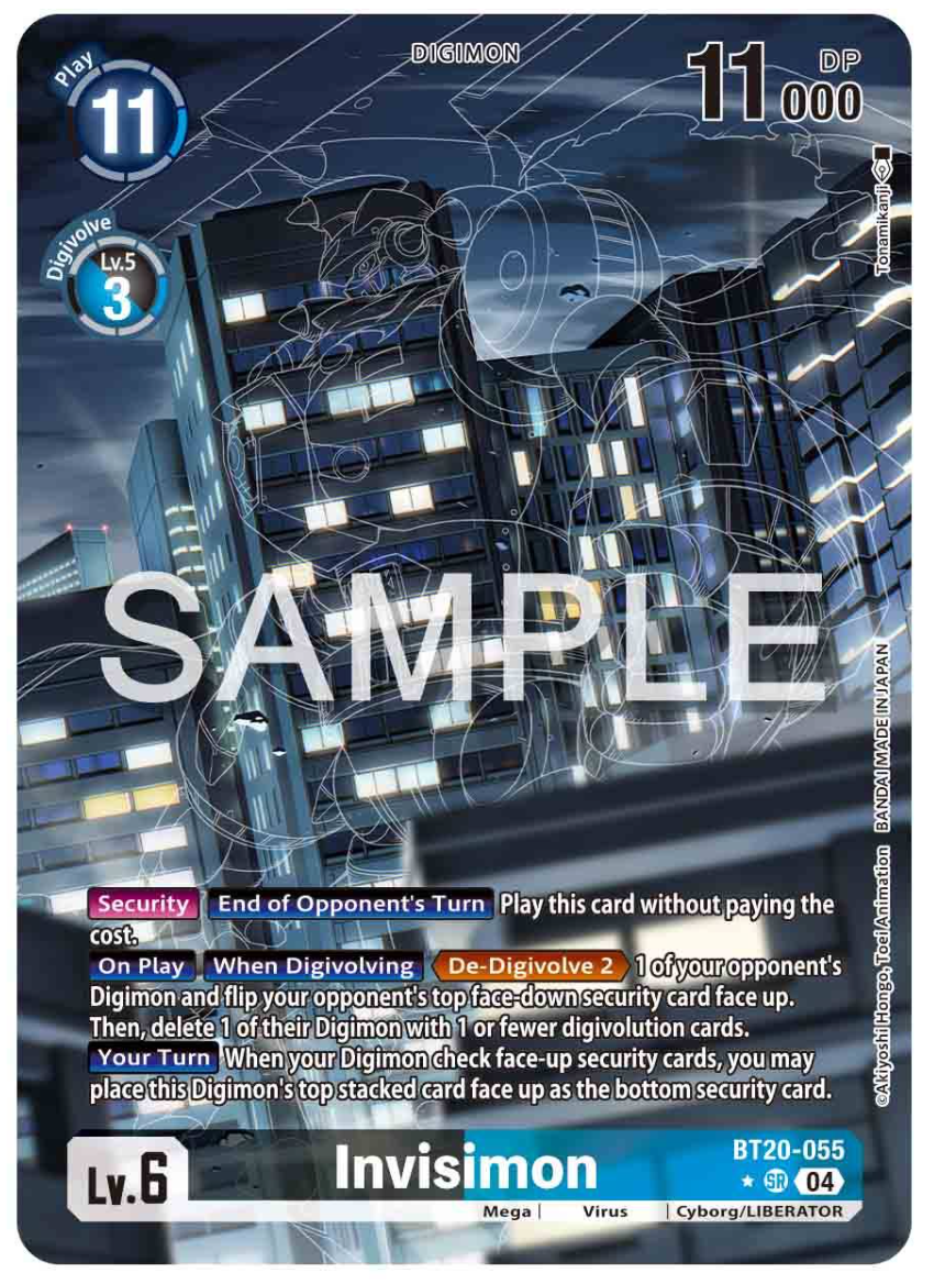 Invisimon [Bt20-055] Alternate Art – Vault of the Cards