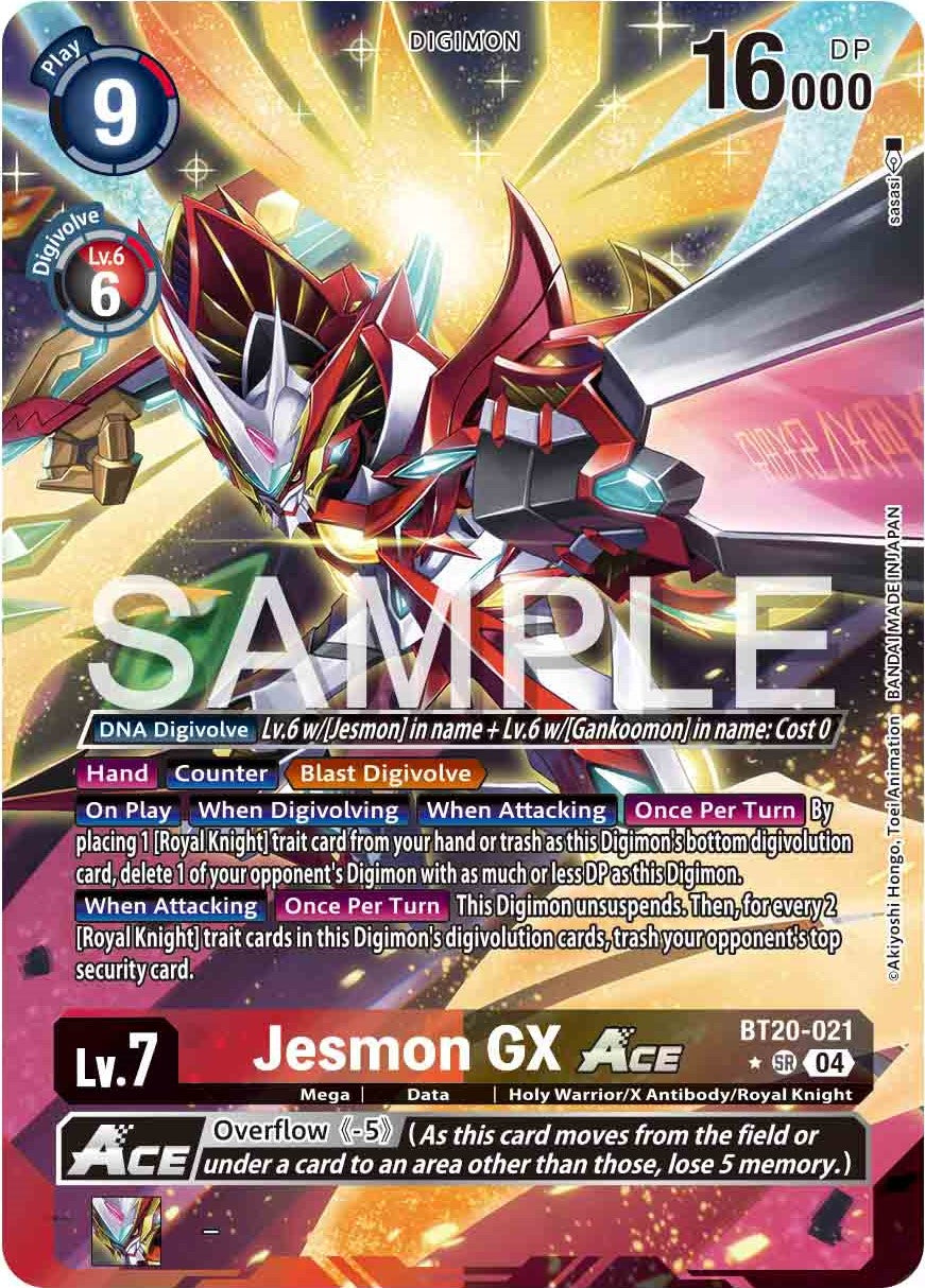 Jesmon GX Ace [Bt20-021] Alternate Art – Vault of the Cards