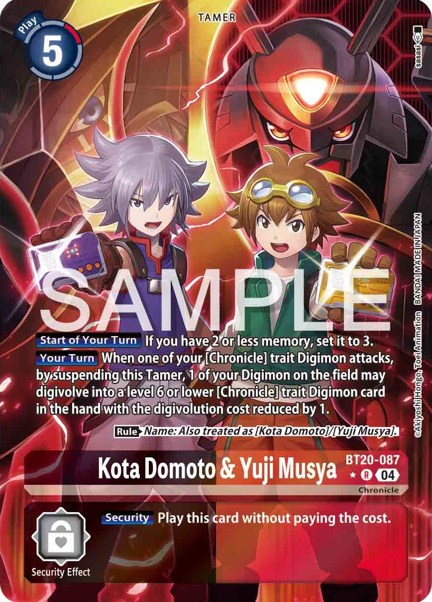 Kota Domoto & Yuji Musya [BT20-087] Alternate Art – Vault of the Cards