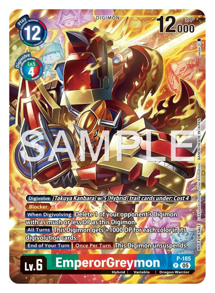 EmperorGreymon [P-185] – Vault of the Cards