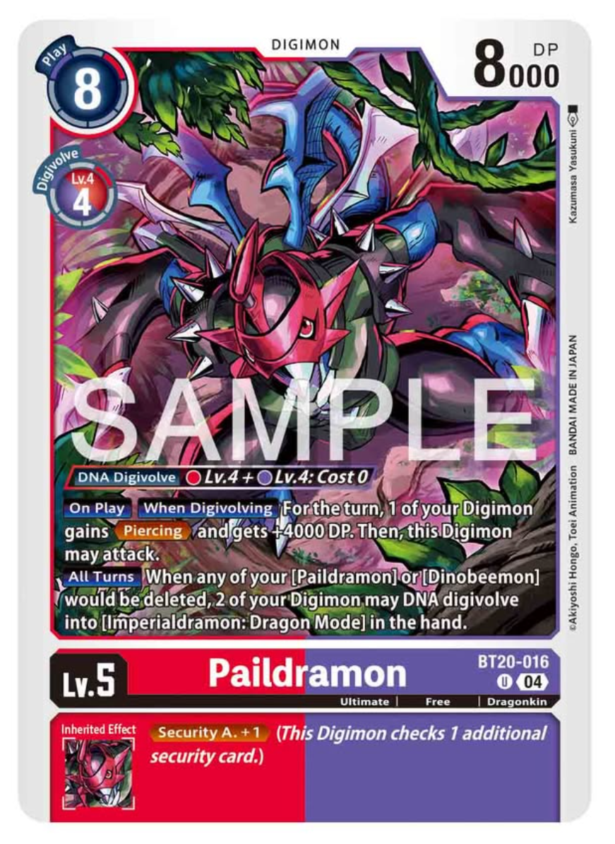 Paildramon [Bt20-016] – Vault of the Cards