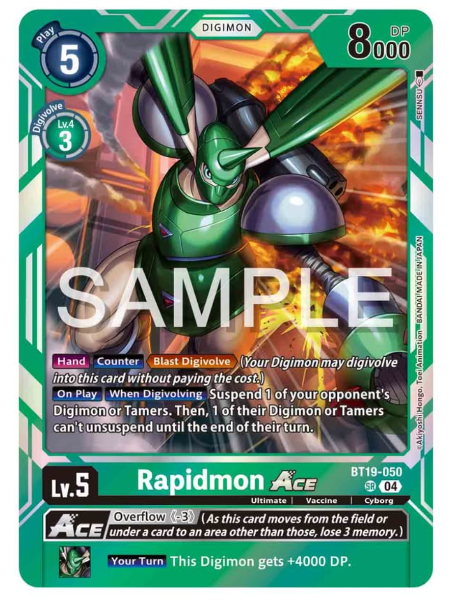 Rapidmon ACE [Bt19-050] – Vault of the Cards