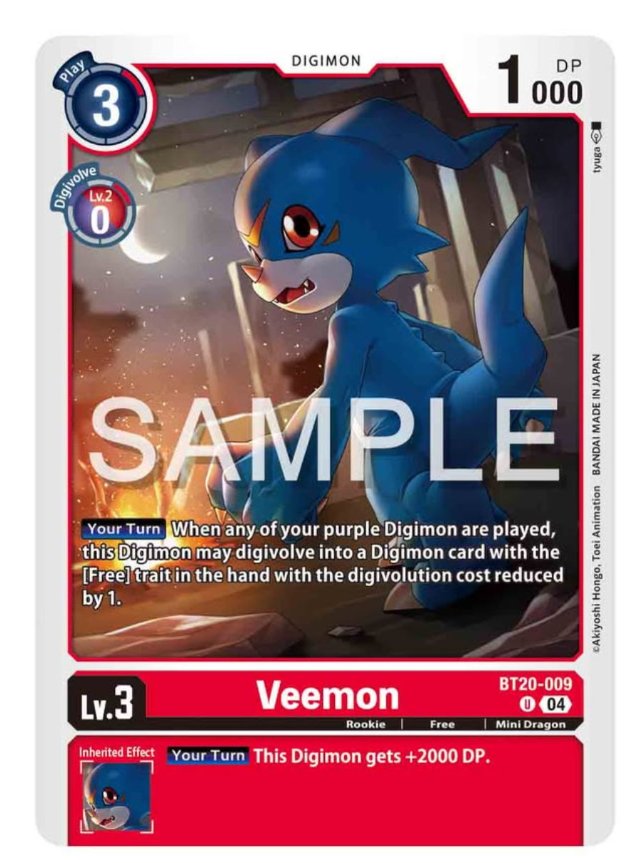 Veemon [Bt20-009] – Vault of the Cards