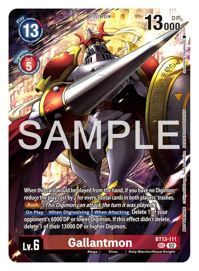 Gallantmon [BT13-111] – Vault of the Cards