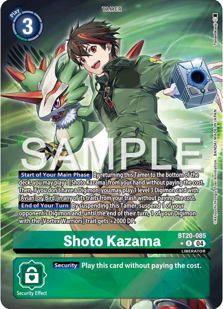 Shoto Kazama [Bt20-085] Alternate Art – Vault of the Cards